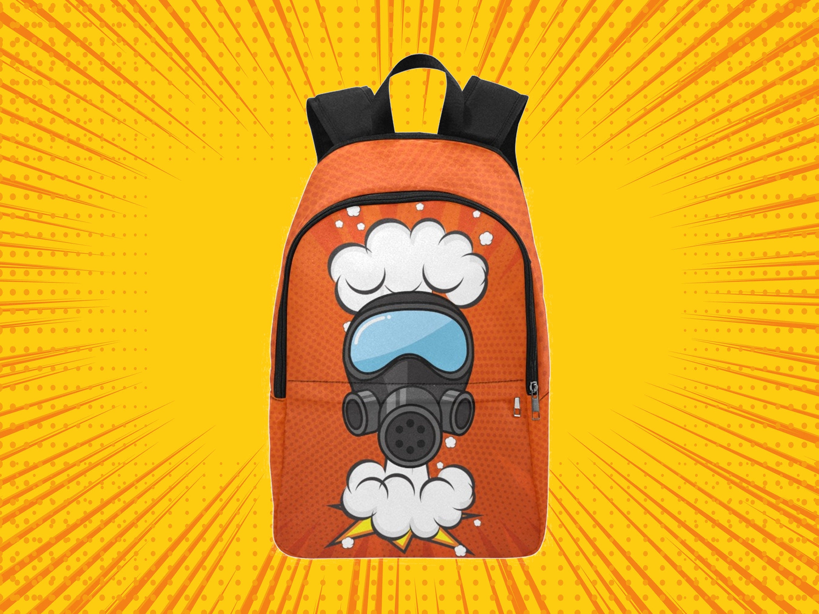 Unisex Gas Mask Backpack Everyday Backpack Travel Backpack | Etsy