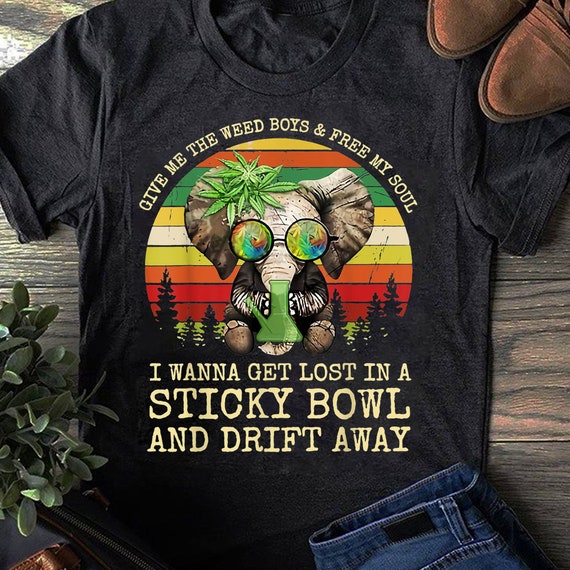 Hippie Elephant Smoking Weed Bong Marijuana Cannabis Stoner - Etsy
