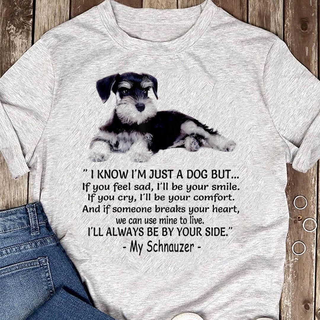 Miniature Schnauzer T-shirt: Funny Dog Lover Gift - Etsy