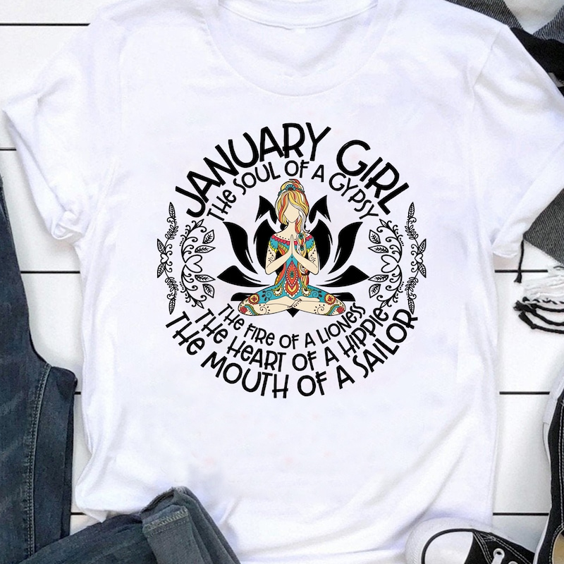 January Girl Svg - Etsy