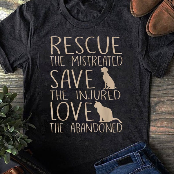Rescue Dog T Shirt - Etsy