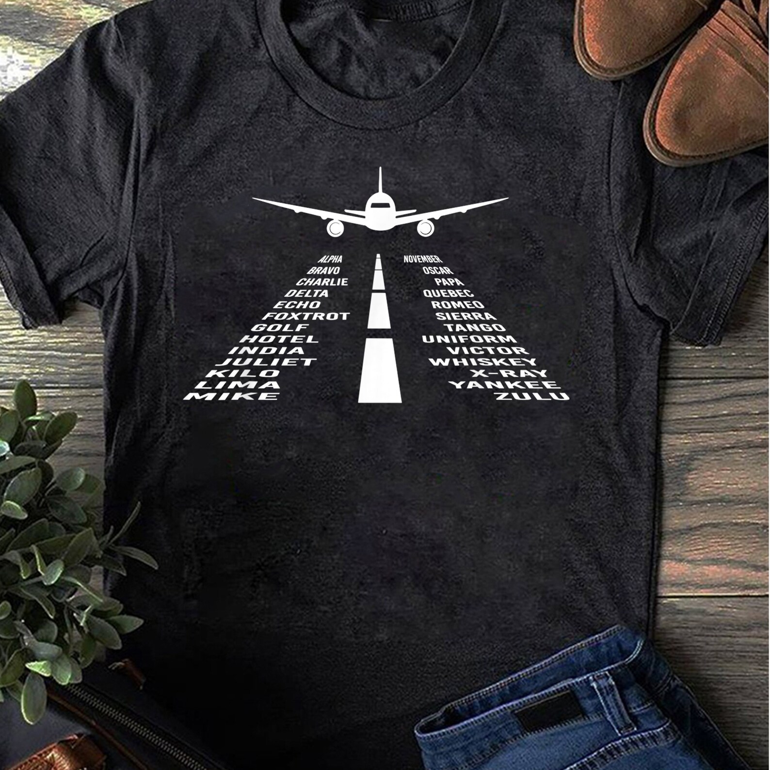 Phonetic Alphabet T-shirt Pilot Airplane Shirt Airline Pilot - Etsy