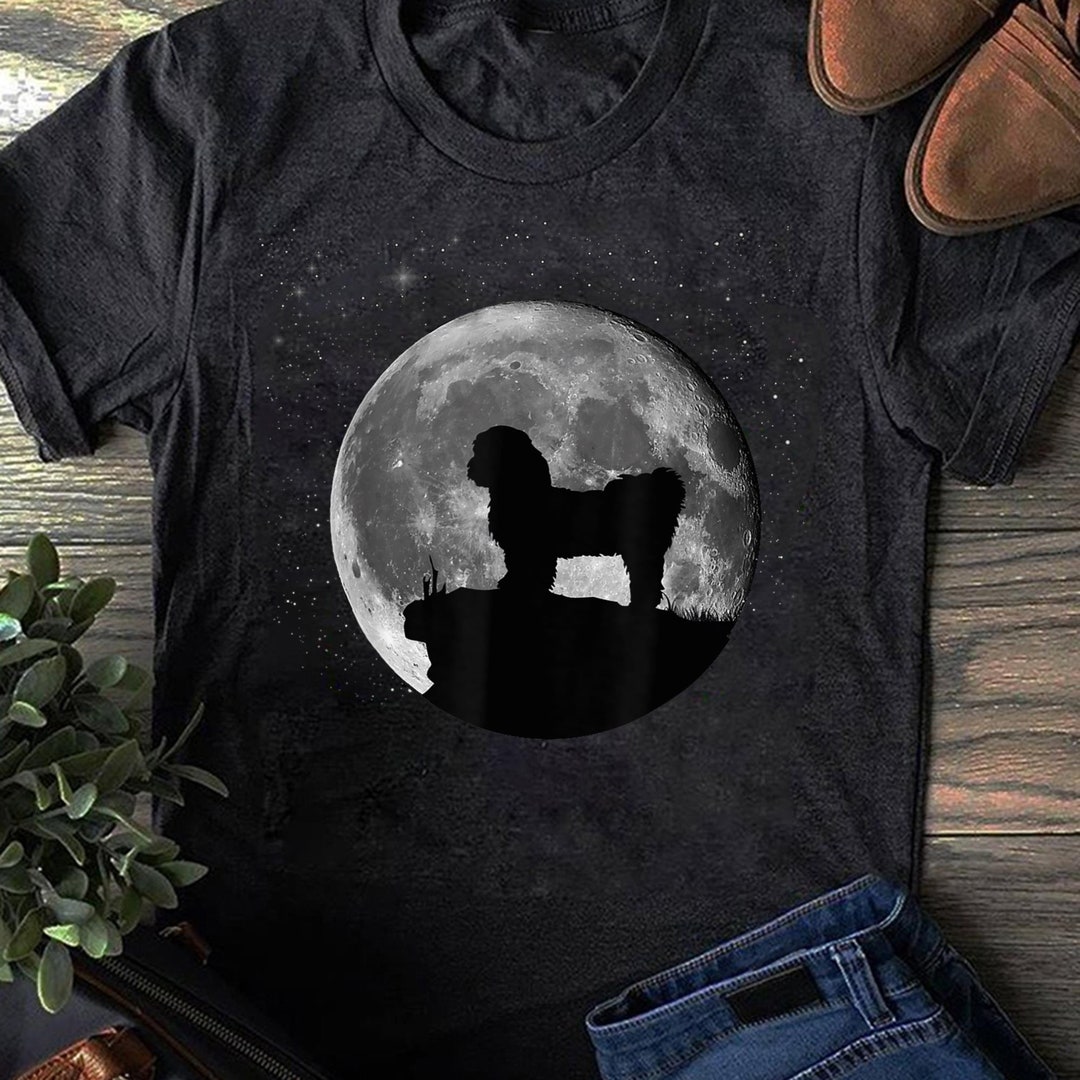 Shih Tzu Dog Moon T-shirt: Gift for Dog Lovers - Etsy