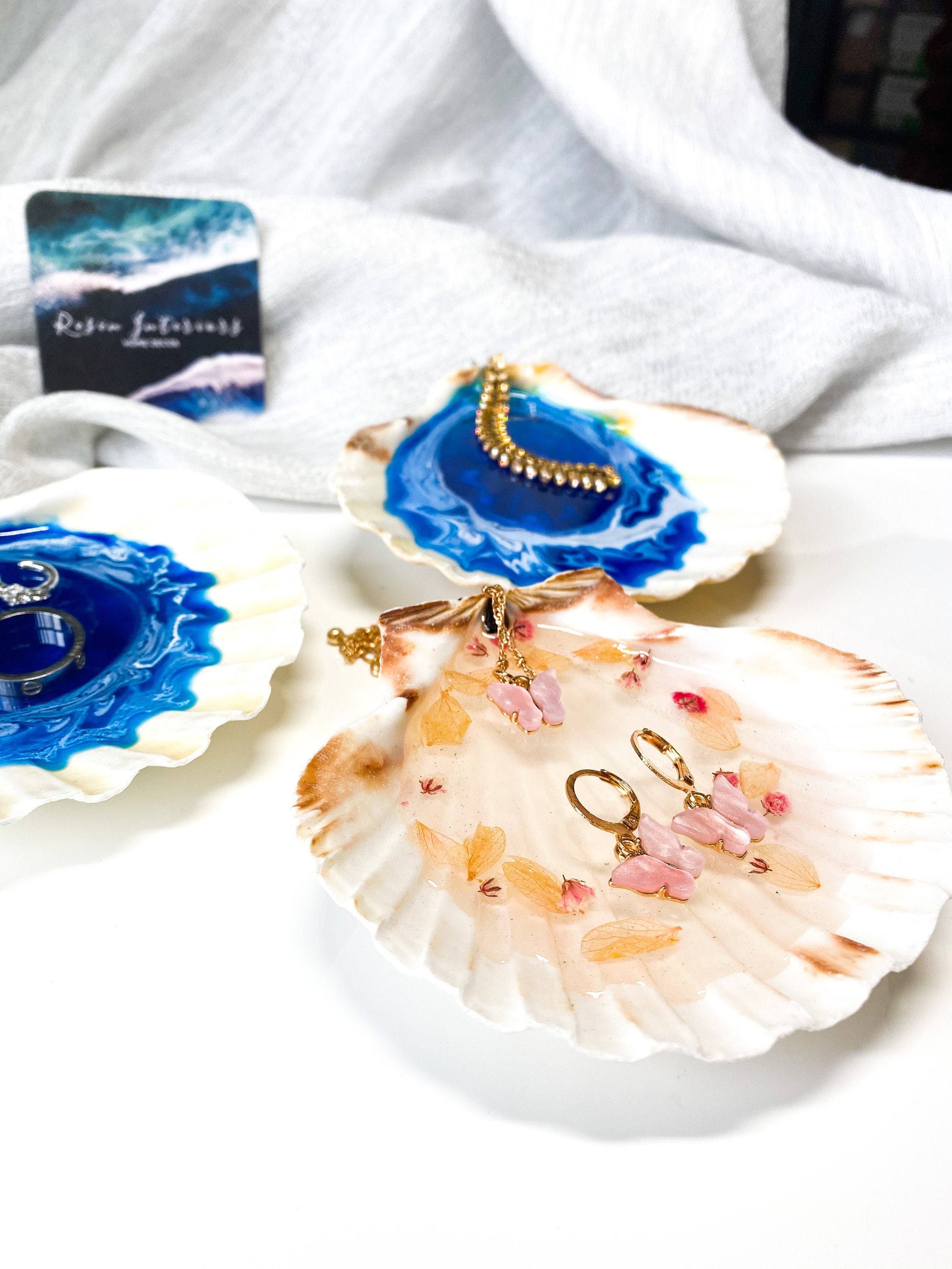 Shell jewellery holder Home decor | Etsy