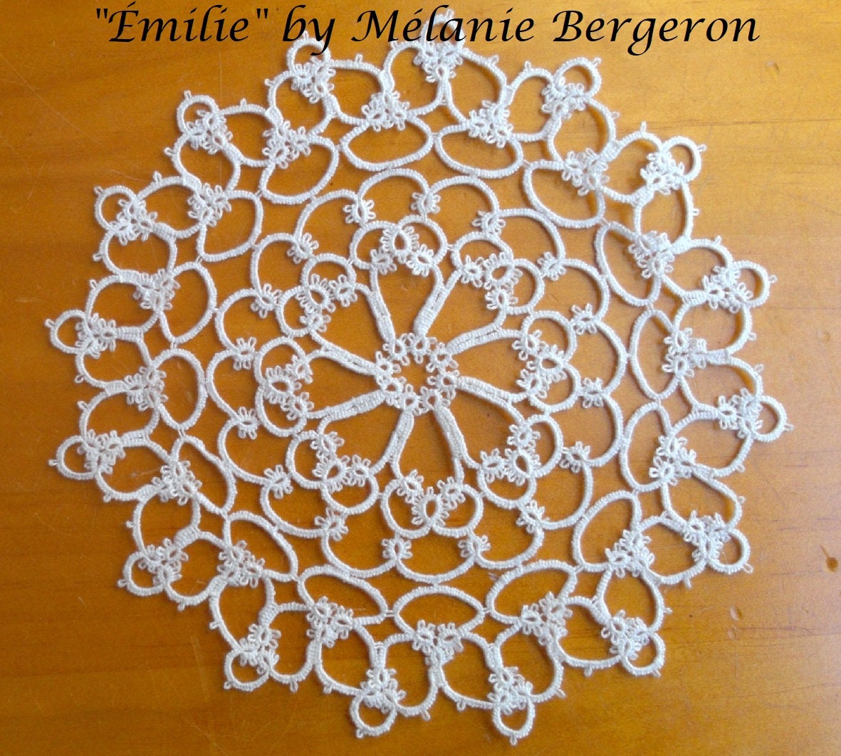 Tatting Pattern - Émilie - Instant Digital Download - Etsy