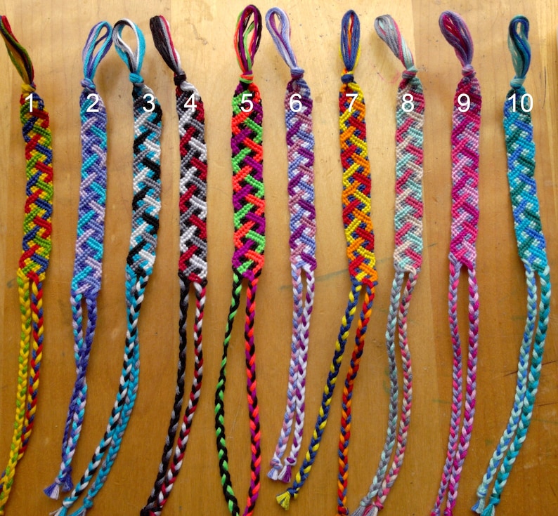 Friendship Bracelet - Triple Twist - Etsy