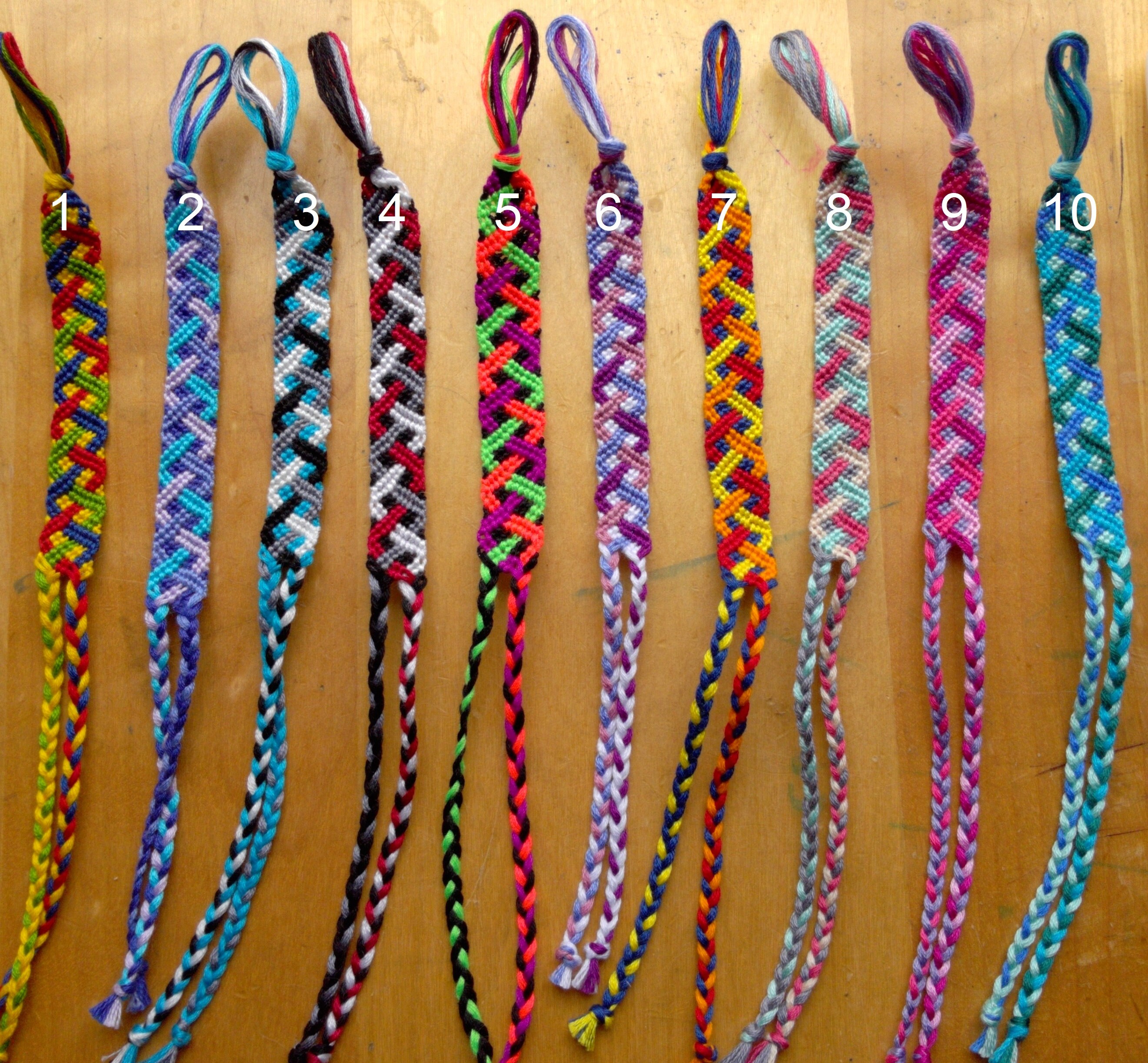 Friendship Bracelet - Triple Twist - Etsy