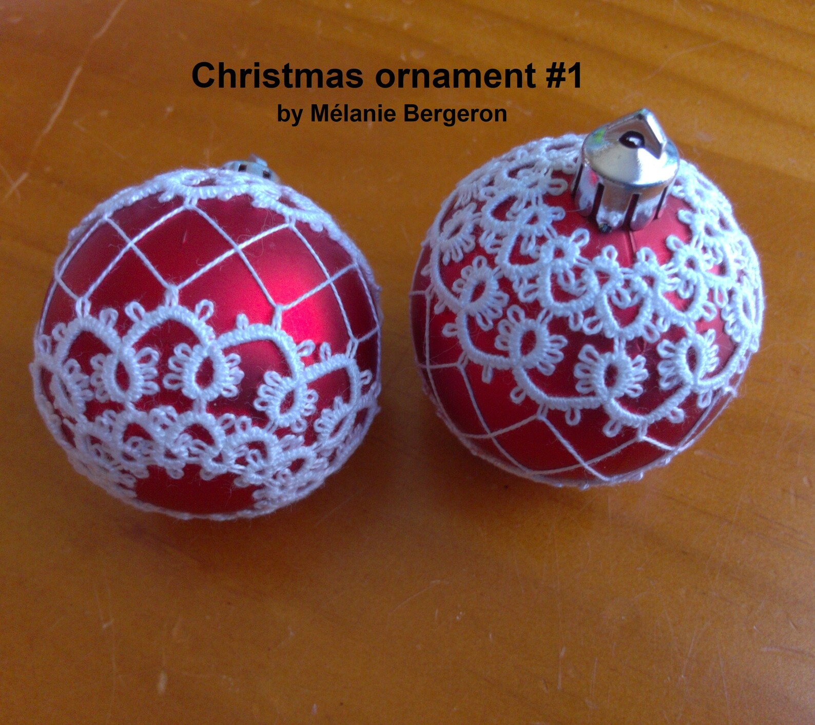 Tatting Pattern - Three Christmas Ornaments - Instant Digital Download ...