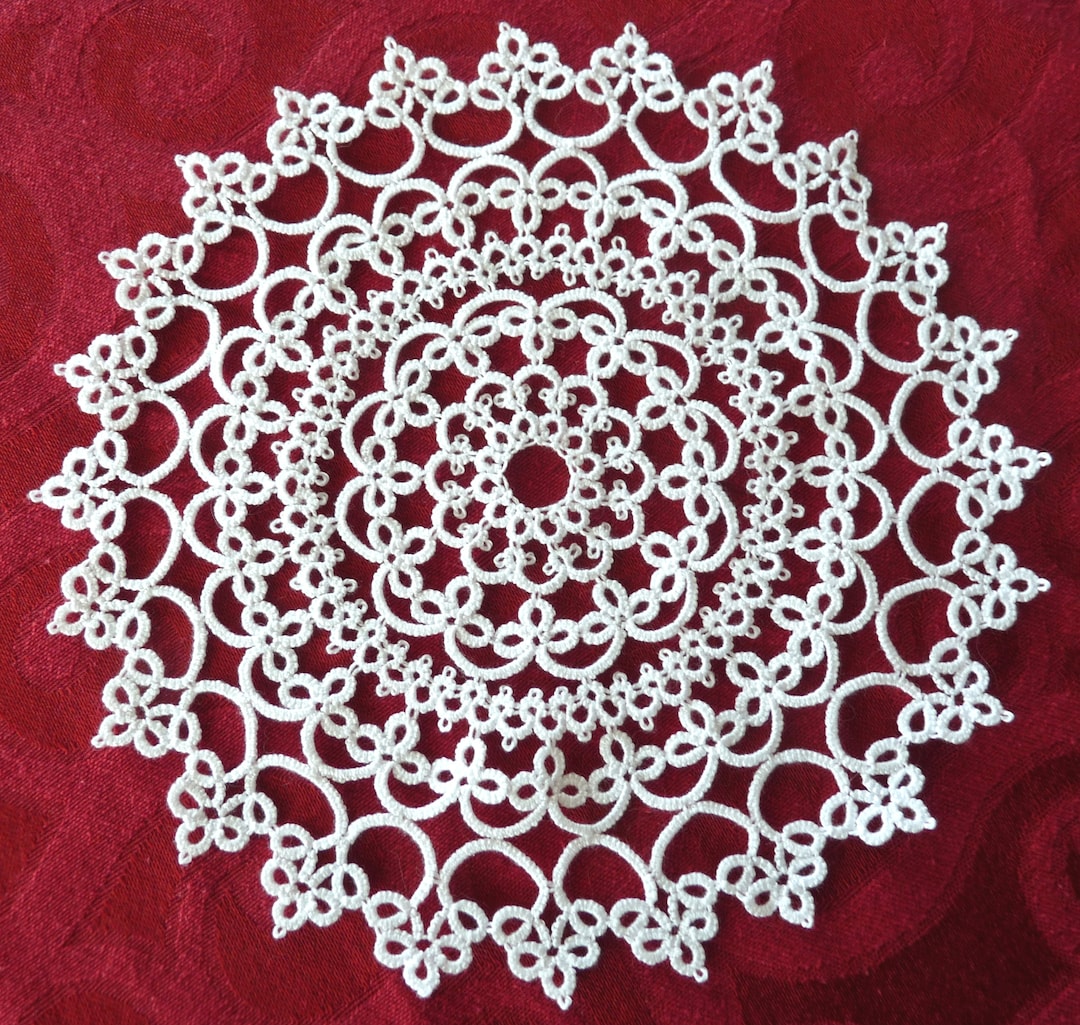 Tatting Pattern - Spring Star - Instant Digital Download - Etsy