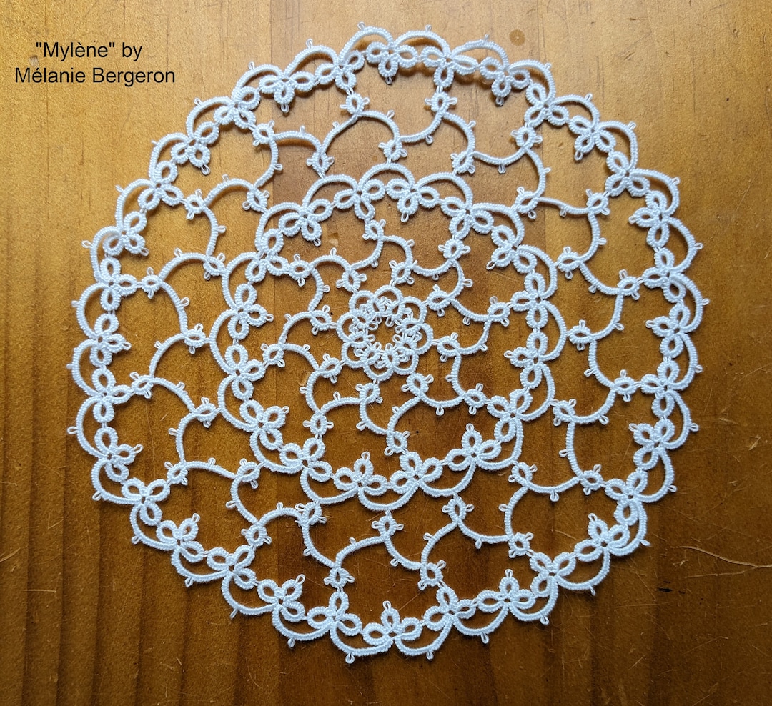 Tatting Pattern - Mylène - Instant Digital Download - Etsy