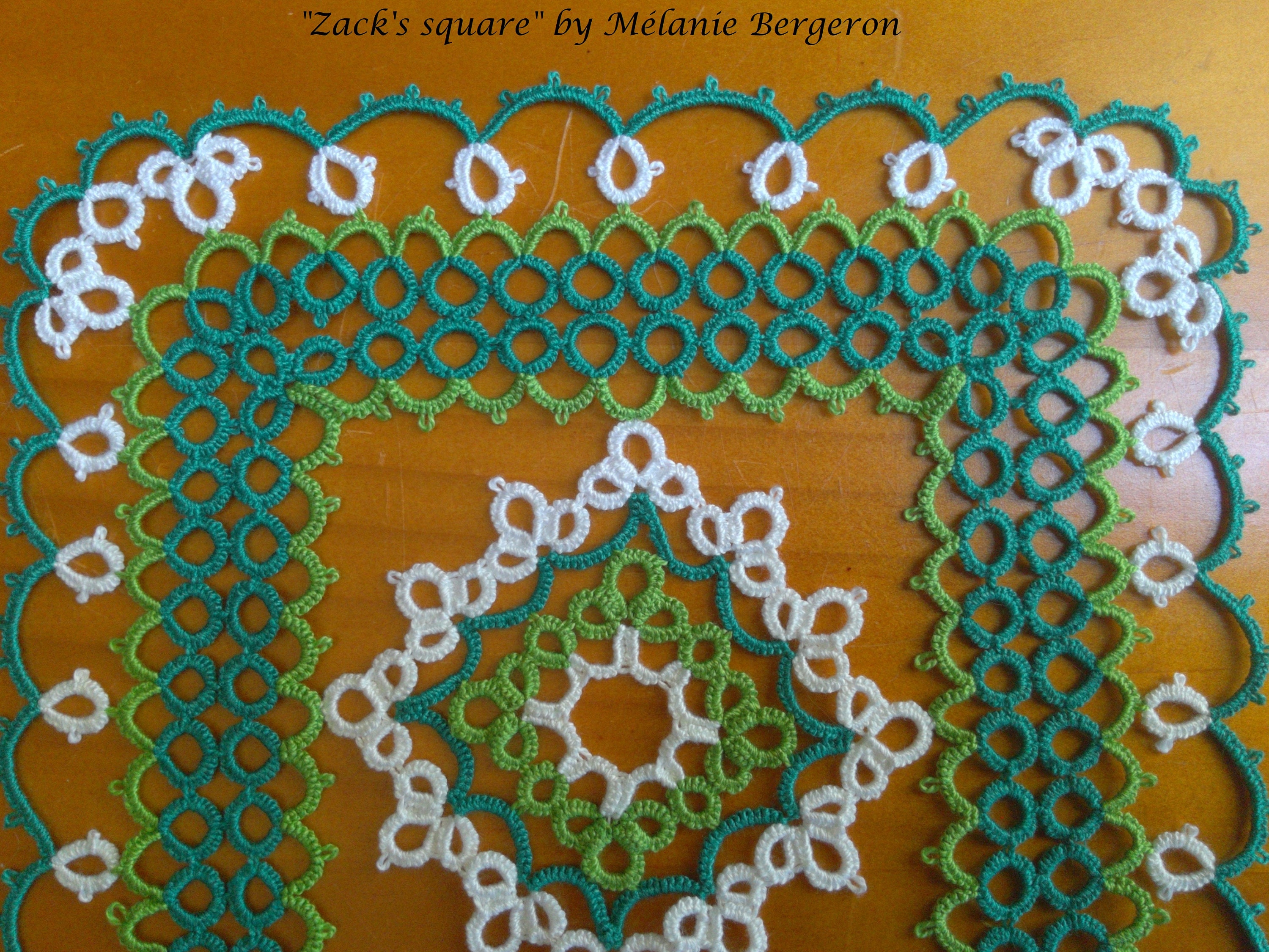 Tatting Pattern - Zack's Square - Instant Digital Download - Etsy