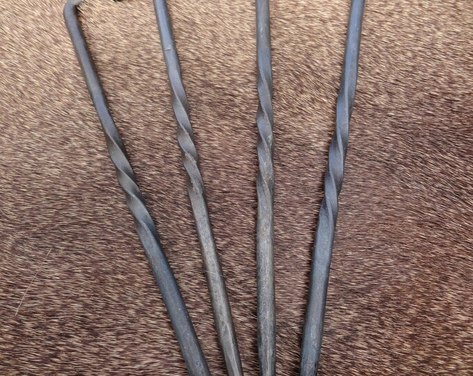 Hand Forged Tent Stakes 4 Pack - Etsy