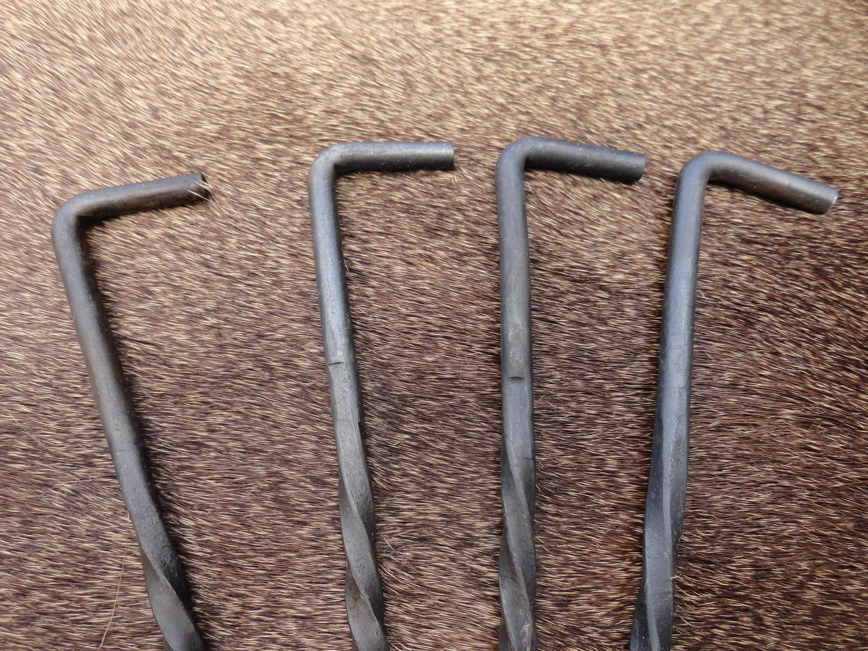 Hand Forged Tent Stakes 4 Pack - Etsy