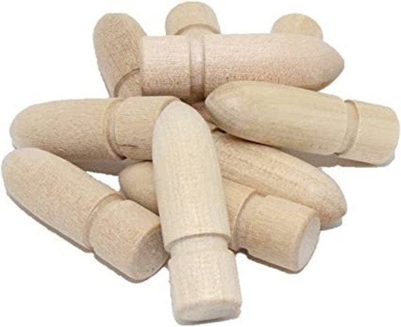 Wood TABLE LEAF PINS 3/8 in Dia. Pack of 25 | Etsy