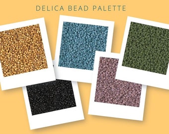 Miyuki Delica Bead Color Palette | Size 11/0 Seed Bead Set | Beading ...