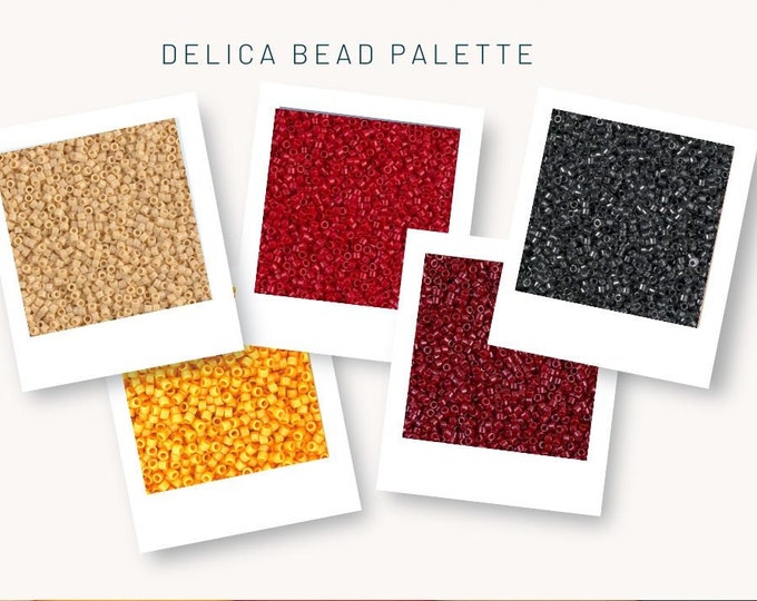 Miyuki Delica Japanese Seed Bead Bead Set | Color Palette | Bead ...