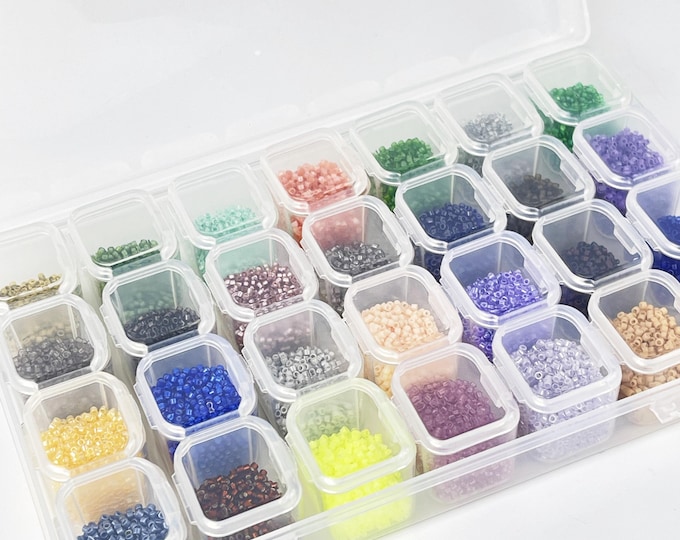 Delica Sampler Miyuki Delica Bead Color Palette | 11/0 Seed Bead Set ...