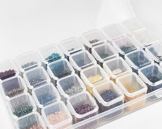 Delica Sampler Miyuki Delica Bead Color Palette | 11/0 Seed Bead Set ...