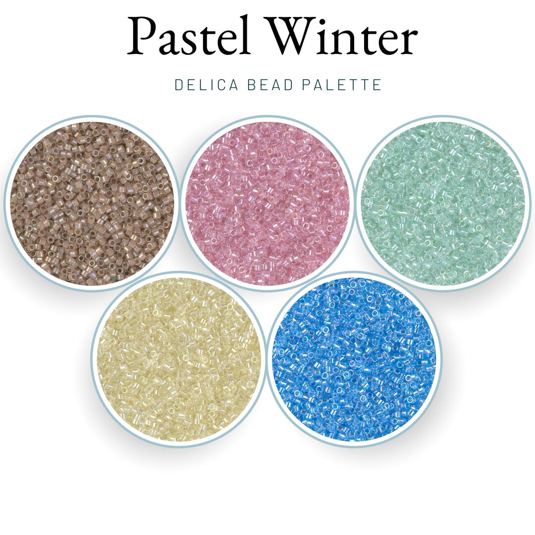 Miyuki Delica Bead Color Palette Size 11/0 Seed Bead Set Beading ...