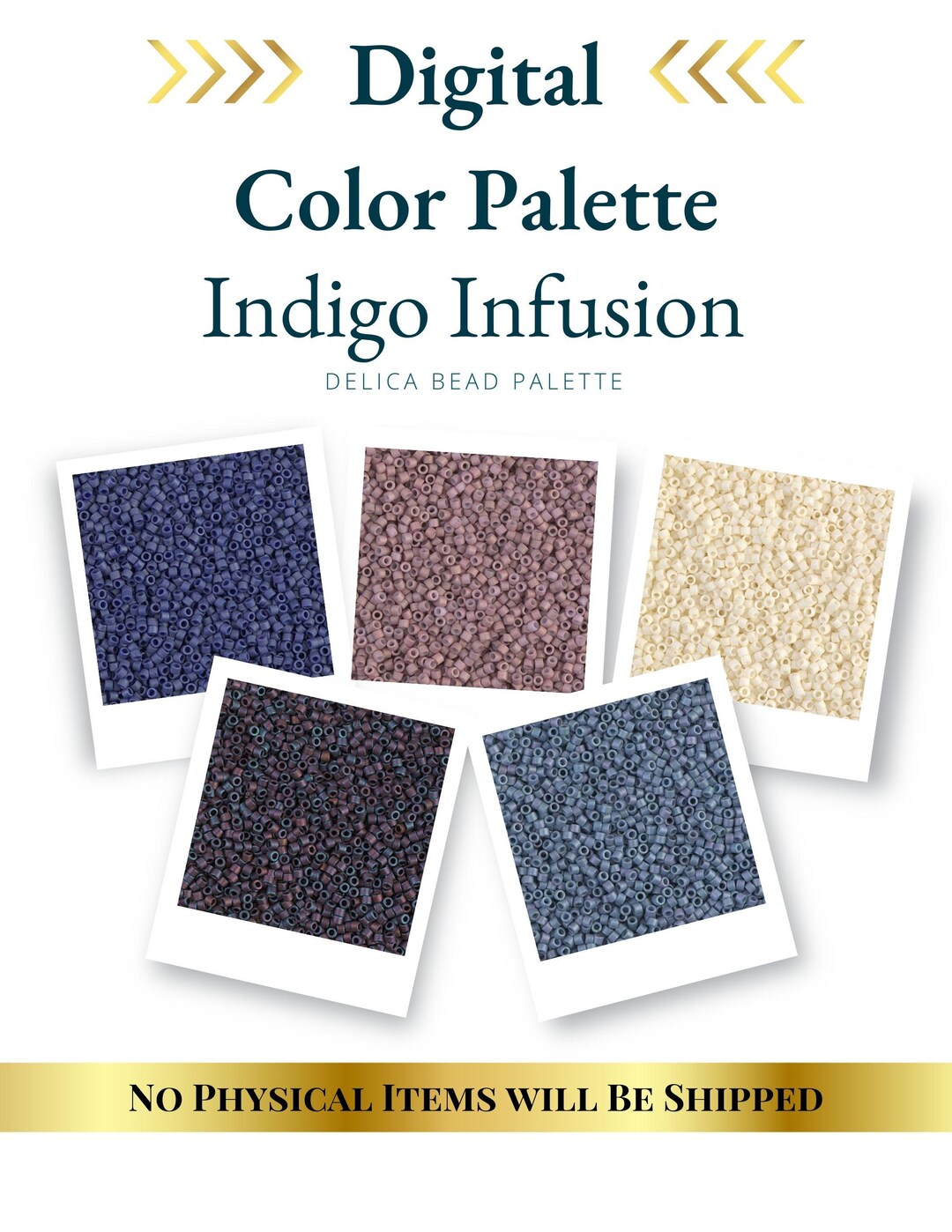 Indigo Infusion Digital Miyuki Delica Color Palette | Bead Inspiration ...