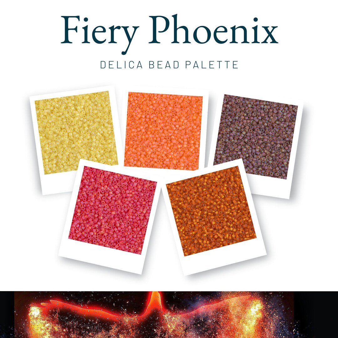 Miyuki Delica Japanese Seed Bead Bead Set | Color Palette | Bead ...