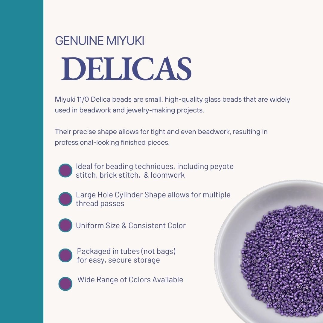 Miyuki Delica Bead Color Palette Size 11 Seed Set Beading Starter Kit ...