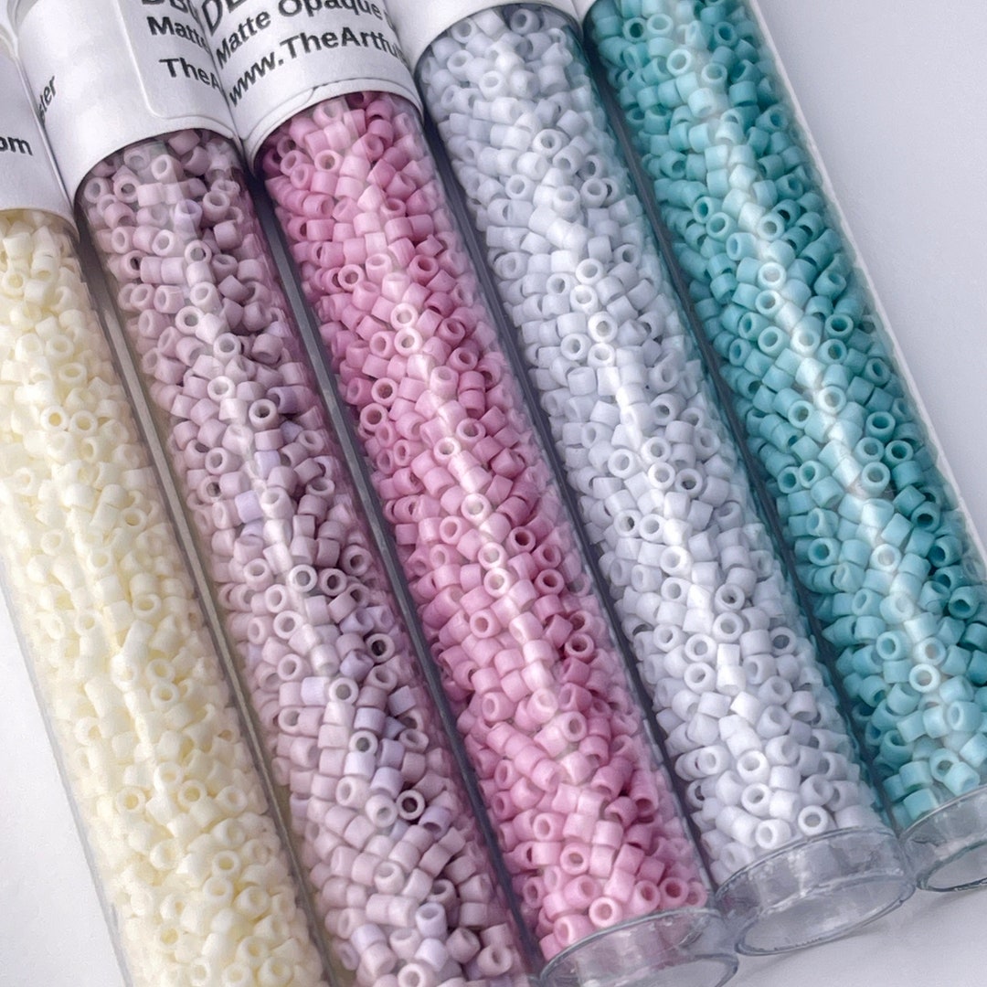 Pastel Horizon Miyuki Delica Bead Color Palette | 11/0 Seed Bead Set ...