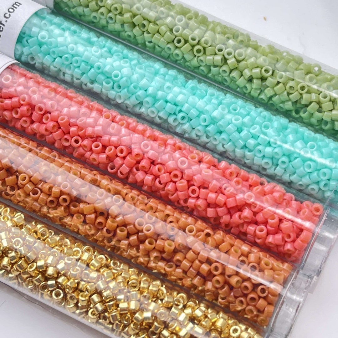 Miyuki Delica Japanese Seed Bead Bead Set | Color Palette | Bead ...