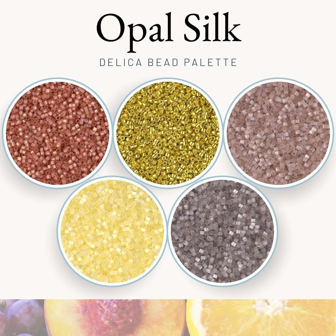 Miyuki Delica Japanese Seed Bead Bead Set Color Palette Bead Weaving ...