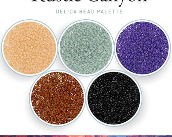 Miyuki Delica Bead Color Palette | Size 11 Seed Set | Beading Starter ...