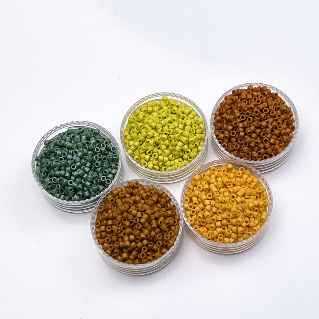 Mossy Meadows Miyuki Delica Bead Color Palette Size 11/0 Seed Bead Set ...