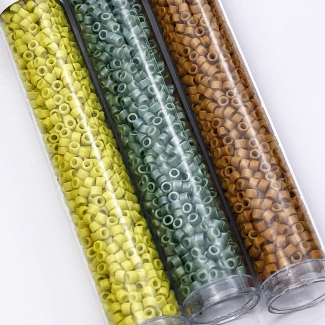 Miyuki Delica Japanese Seed Bead Bead Set | Color Palette | Bead ...