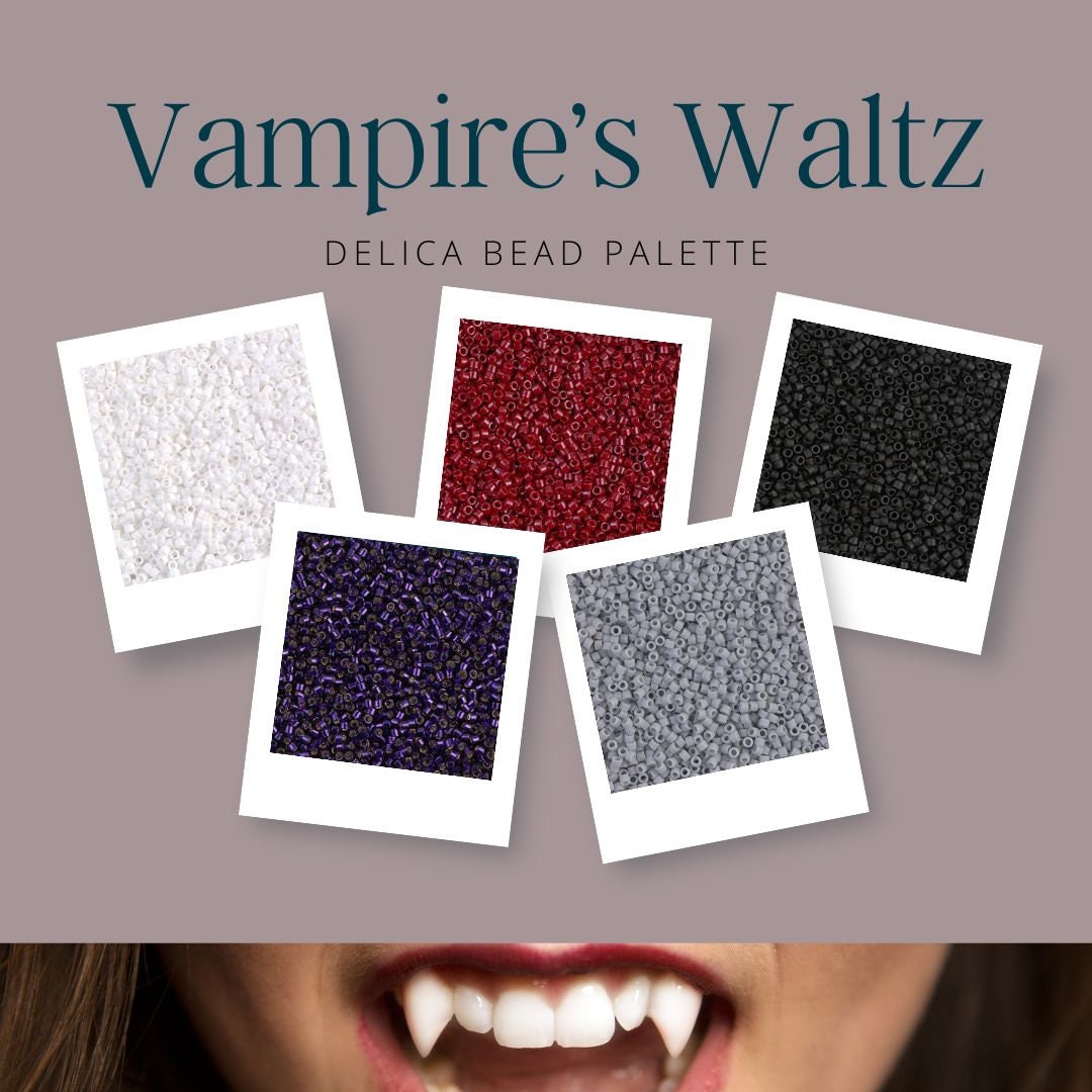 Vampire's Waltz Pallet Delica Bead Set Size 11/0 5 - Etsy