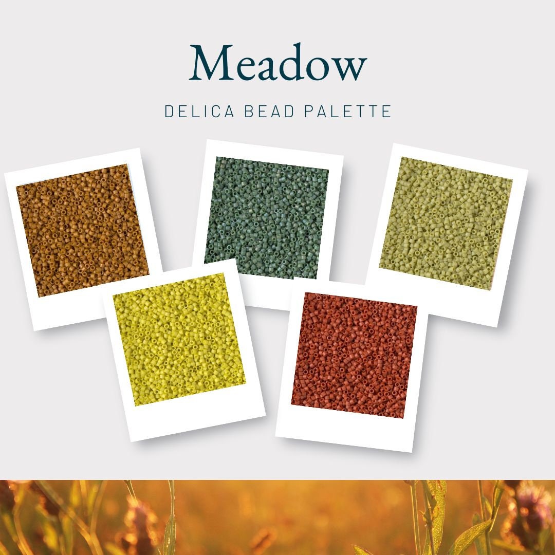 Meadow Miyuki Delica Bead Color Palette Size 11 Seed Set Beading ...