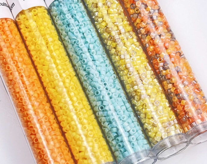 Miyuki Delica Japanese Seed Bead Bead Set | Color Palette | Bead ...