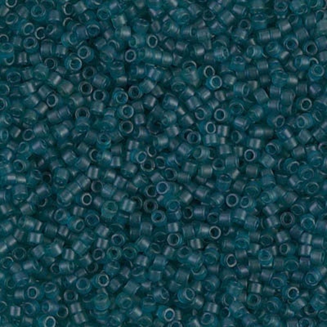 DB0788 Matte Transparent Dark Teal Size 11/0 Miyuki Delica - Etsy