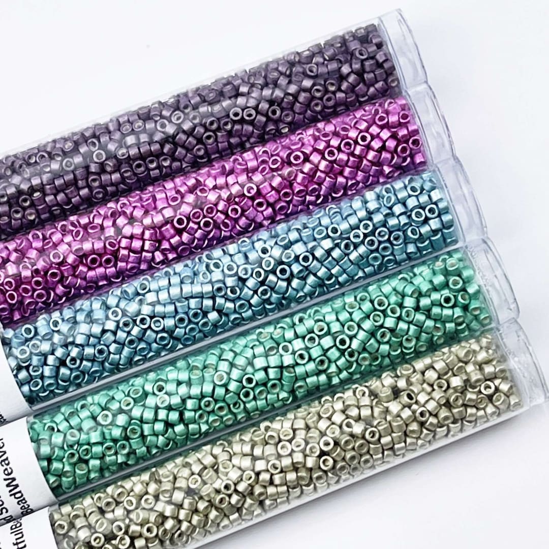 Treasure Trove Miyuki Delica Bead Color Palette | 11/0 Seed Bead Set ...