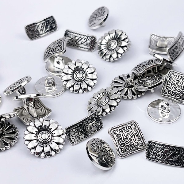 Metal Buttons for Jewelry - Etsy