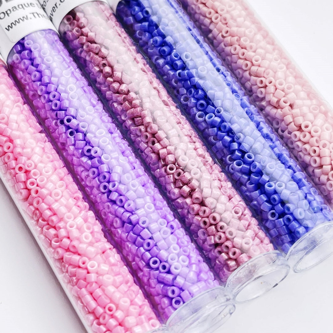 Pixie Palace Miyuki Delica Bead Color Palette | Size 11/0 Seed Bead Set ...