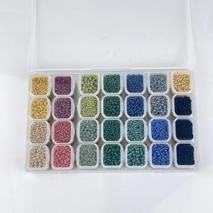 Bead Sampler Miyuki Bead Color Palette 11/0 & 8/0 Seed Bead Set Beading Starter Kit Beadweaving ...