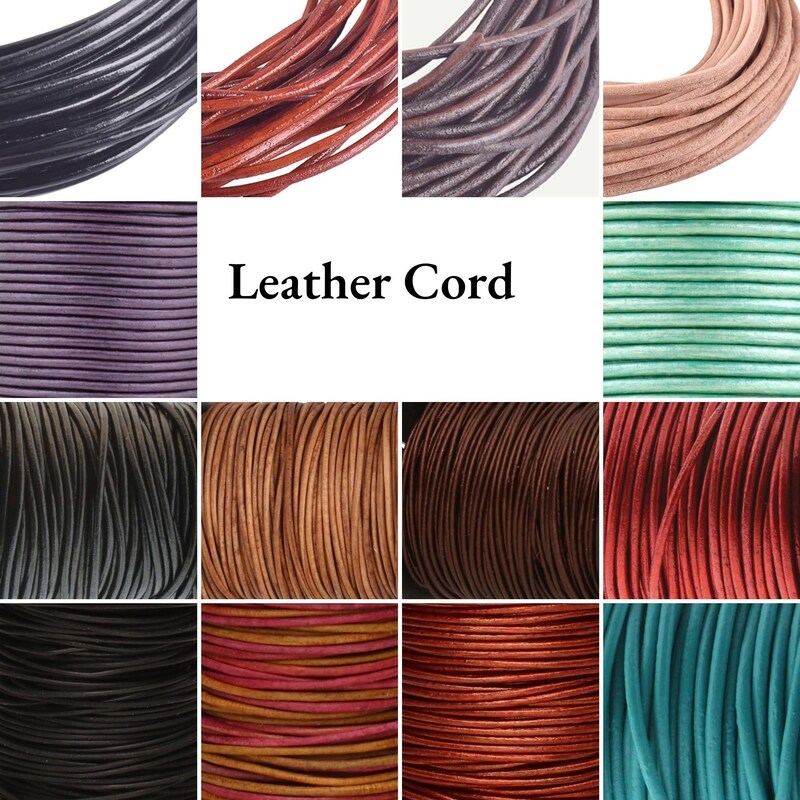 Leather Cord - Etsy