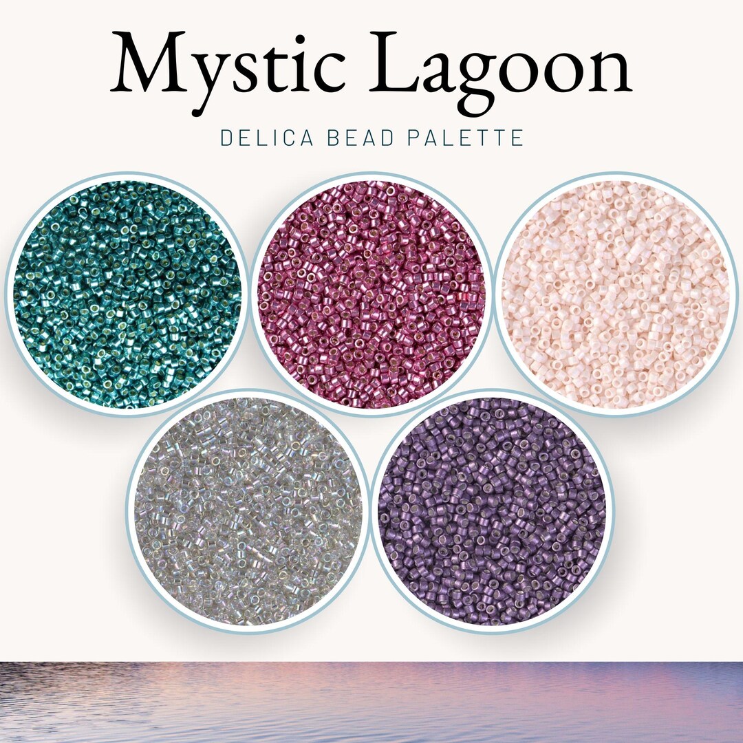 Mystic Lagoon Miyuki Delica Bead Color Palette Size 11 Seed Set Beading ...