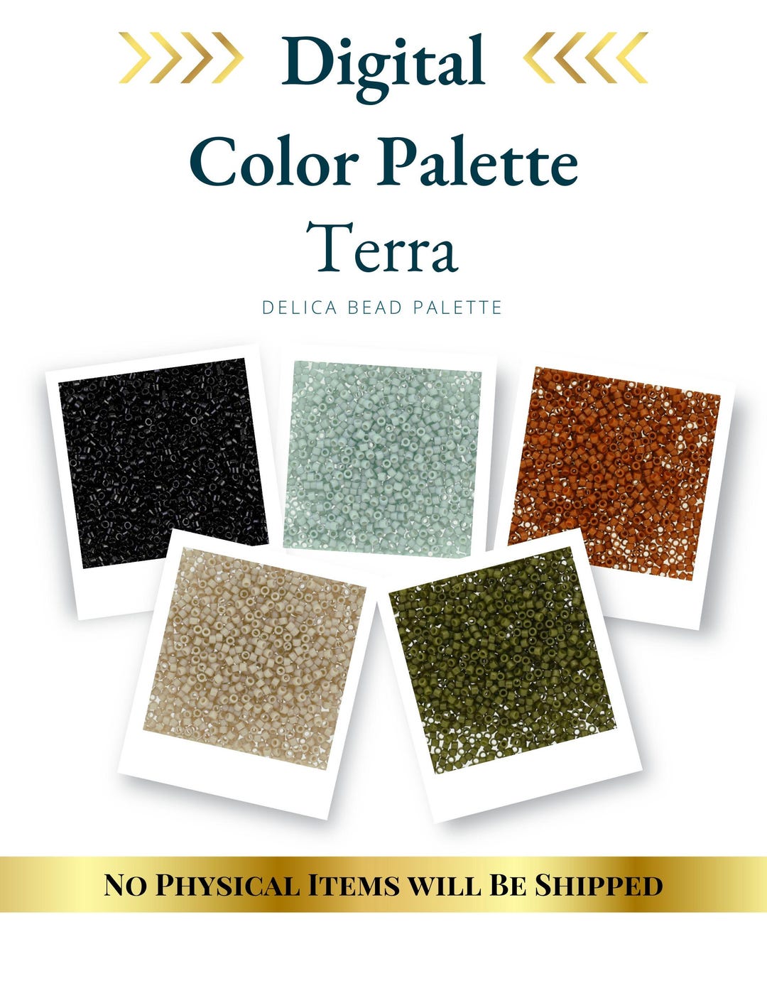 Terra Digital Miyuki Delica Color Palette | Bead Color Inspiration ...