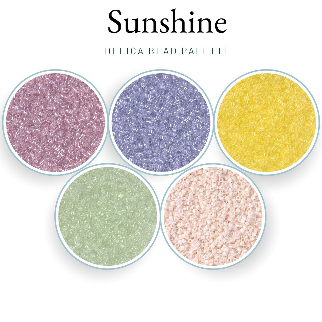 Miyuki Delica Bead Color Palette | Size 11 Seed Set | Beading Starter ...