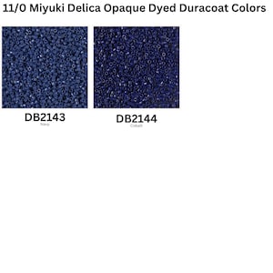 Miyuki Delica Opaque Dyed Duracoat Colors | Size 11/0 | Japanese Seed ...