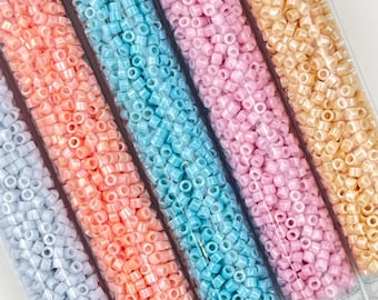 Pastel Winter Miyuki Delica Bead Color Palette 11/0 Seed Bead Set ...