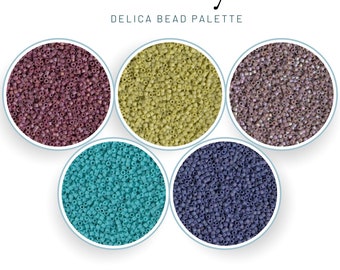 Miyuki Delica Bead Color Palette | Size 11/0 Seed Bead Set | Beading ...