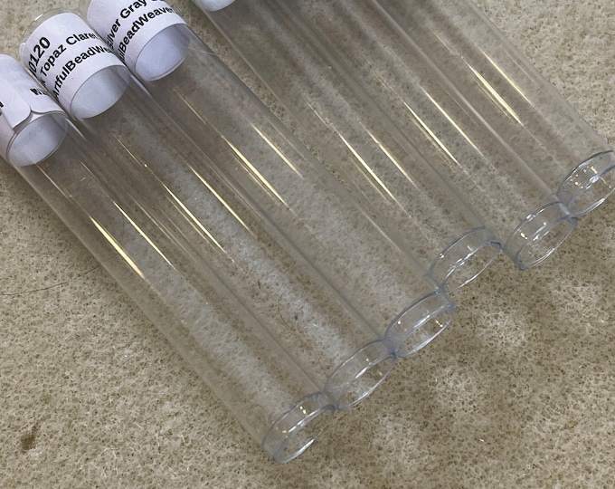 3 Inch Bead Tubes | Delicas & Seed Bead Storage | Skinny Bead Tubes ...