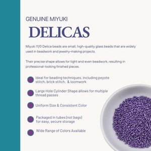 Miyuki Delica Bead Color Palette | Size 11/0 Seed Bead Set | Beading ...