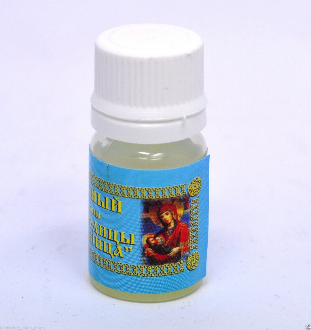 Oil Consecrated on Icon Mother of God the Mammal | Holy Oil | Bottle ...